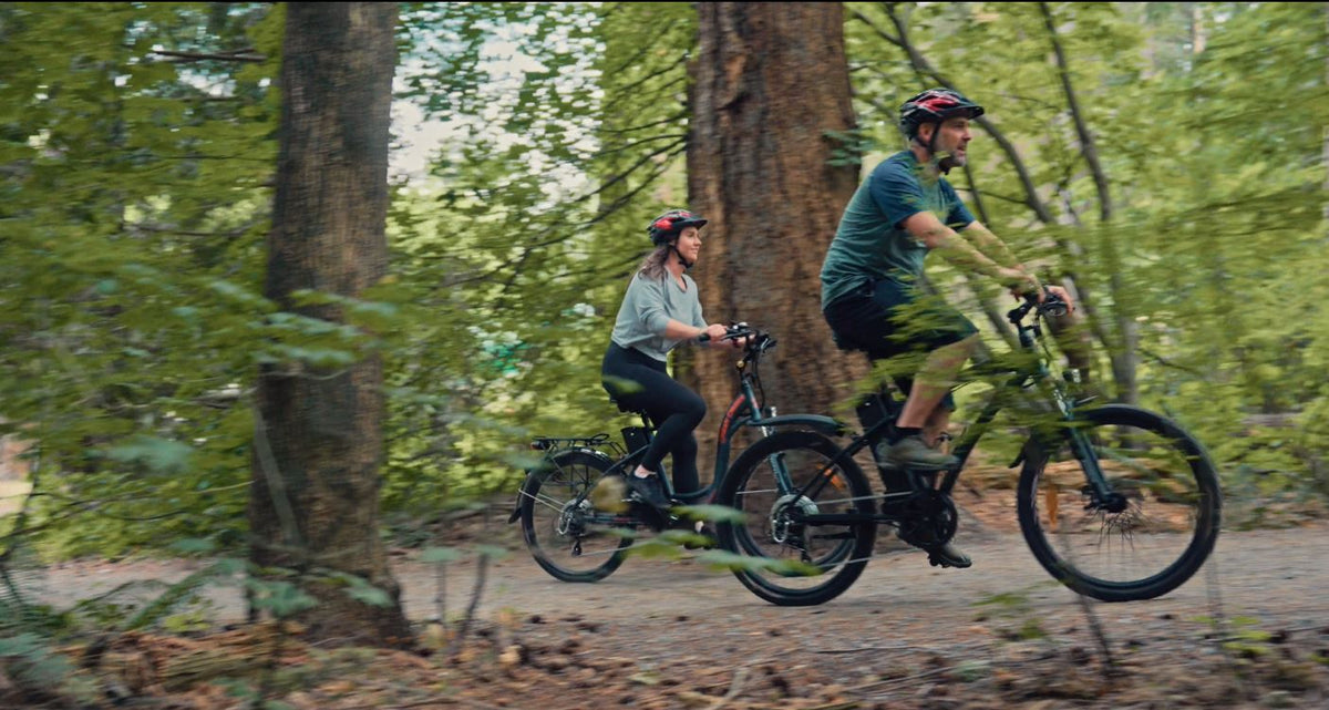 Urban Ryder and Urban Cruzer on a trail – Green Light Cycle Ltd.